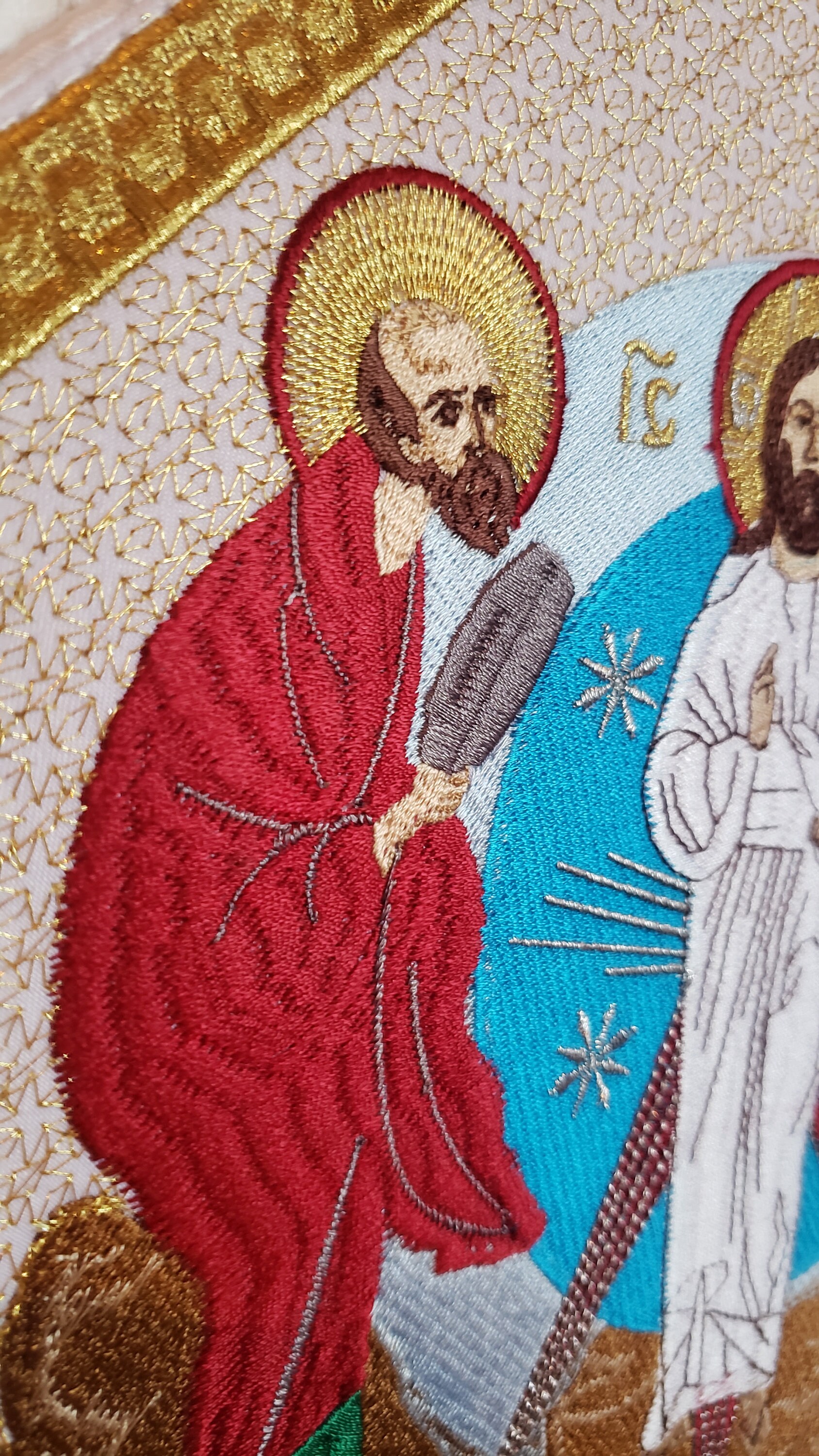 Orthodox Priest Palitsa. Epigonation. Shield. Embroidered With the Icon ...