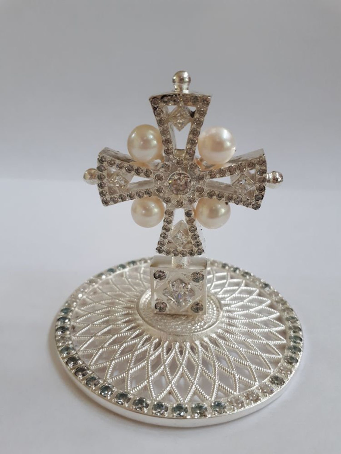 Orthodox Mitre miter Cross. Jewelry for a Traditional - Etsy