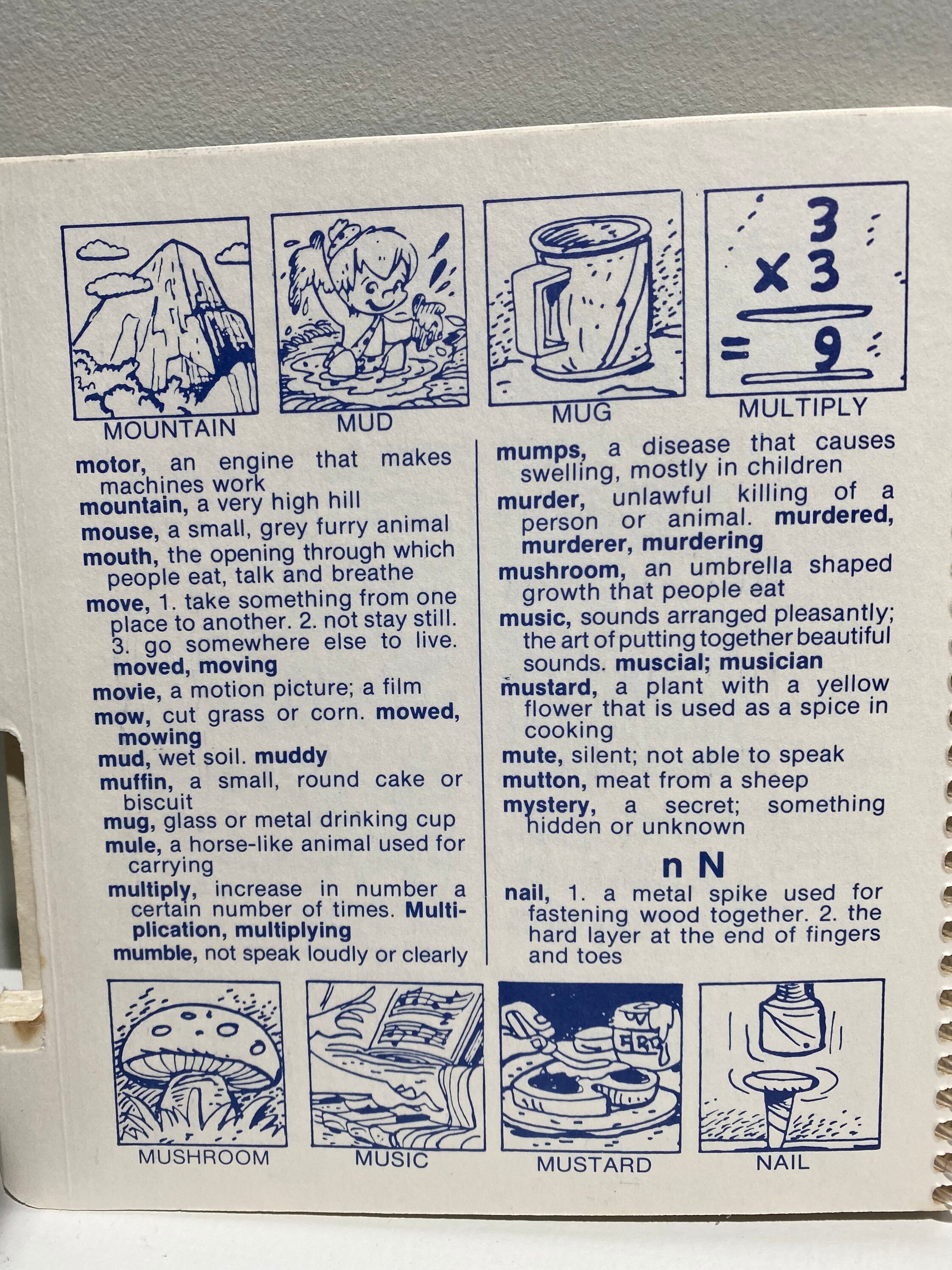 1970s Flintstone Dictionary - Etsy