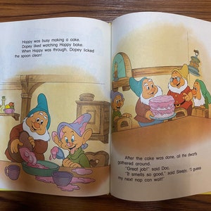 80s Walt Disney Welcome Back Snow White Fun to Read Library - Etsy ...