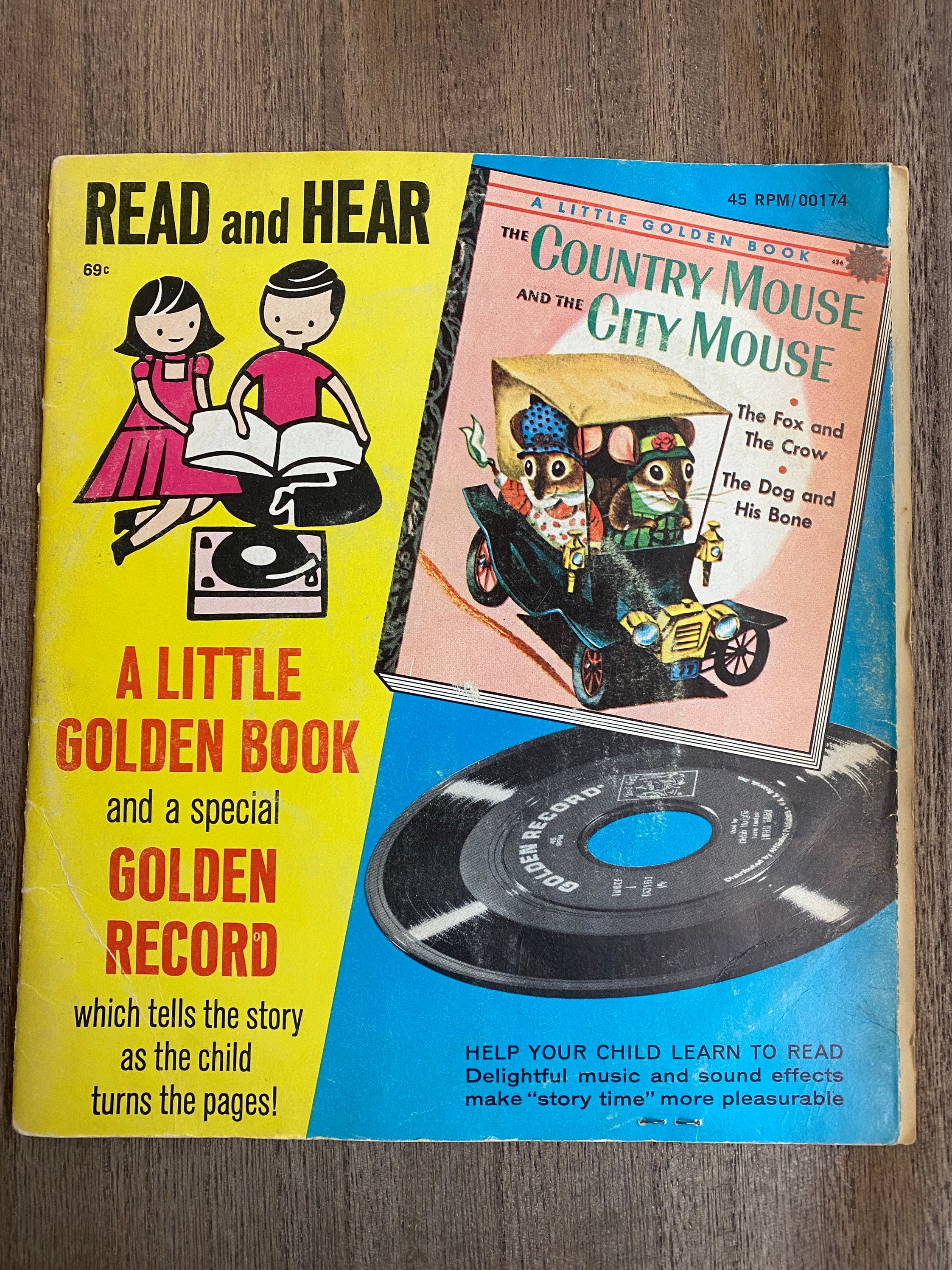 60s Read and Hear A Little Golden Book and Golden Record the - Etsy