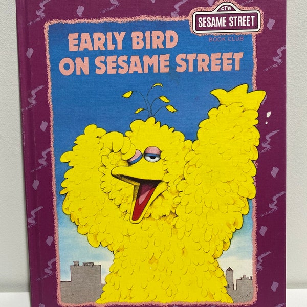 Sesame Street Big Bird Book - Etsy
