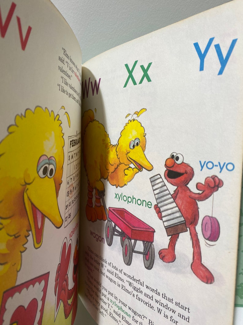 Sesame Street Book Club Elmos Alphabet - Etsy