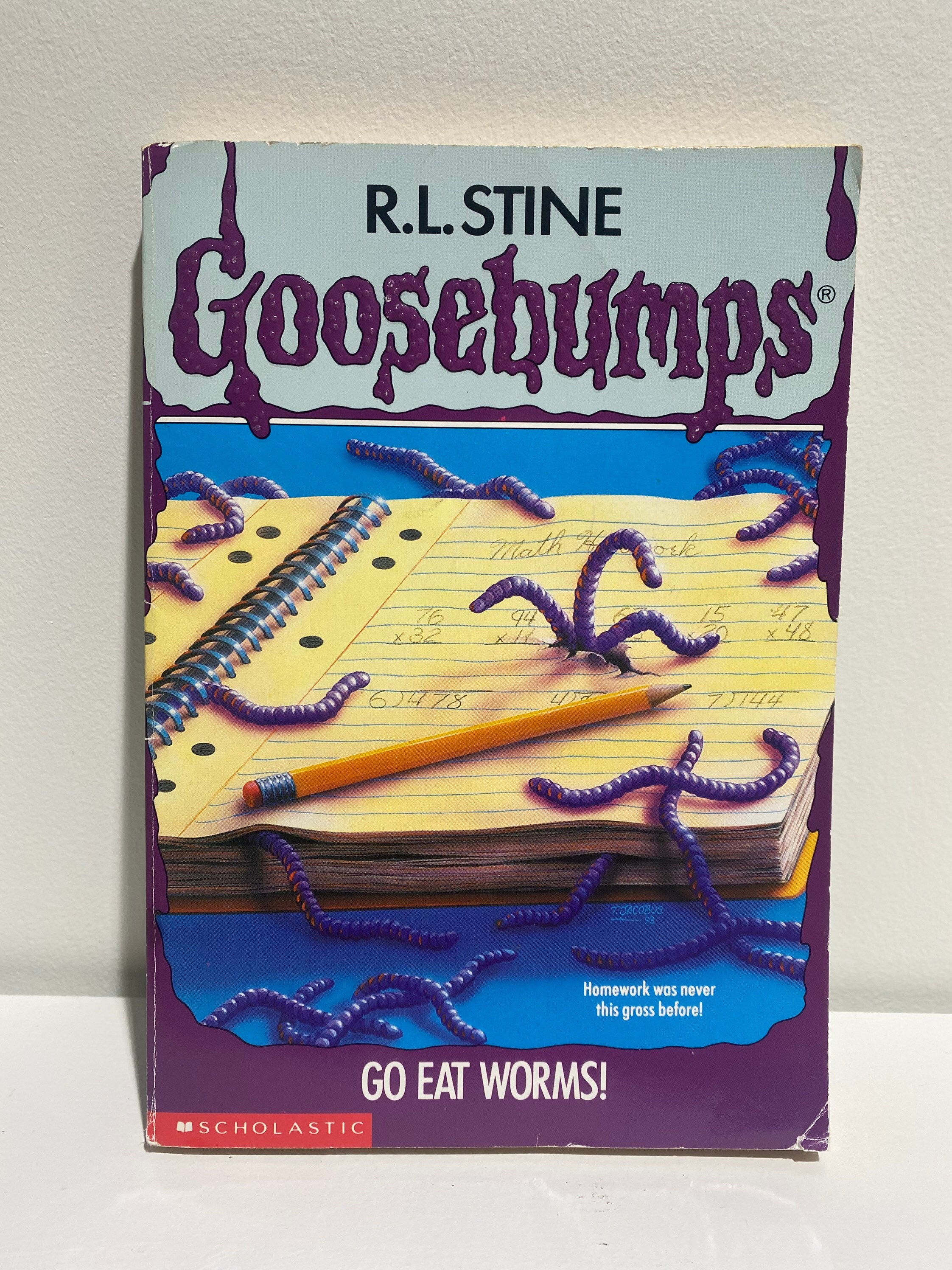 R.L. Stine Goosbumps Go Eat Worms! #21 - Etsy