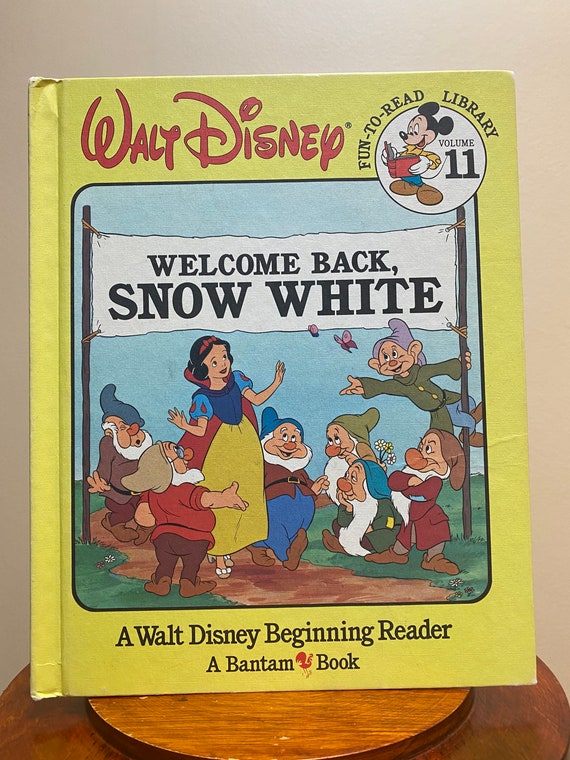 80s Walt Disney Welcome Back Snow White Fun to Read Library - Etsy