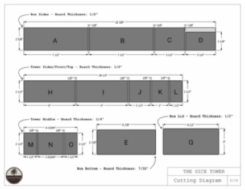 Collapsible Wooden Dice Tower Plans! STL Files Included for 3d Printing ...