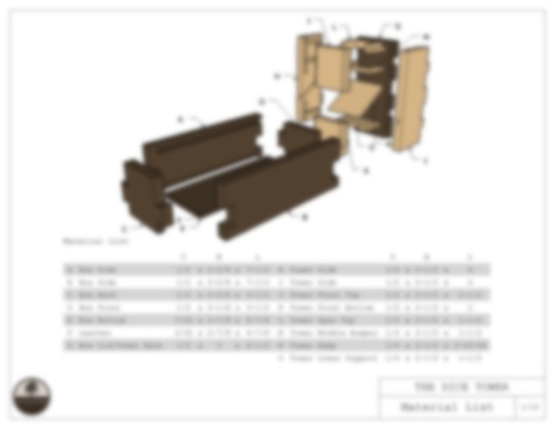 Collapsible Wooden Dice Tower Plans! STL Files Included for 3d Printing ...