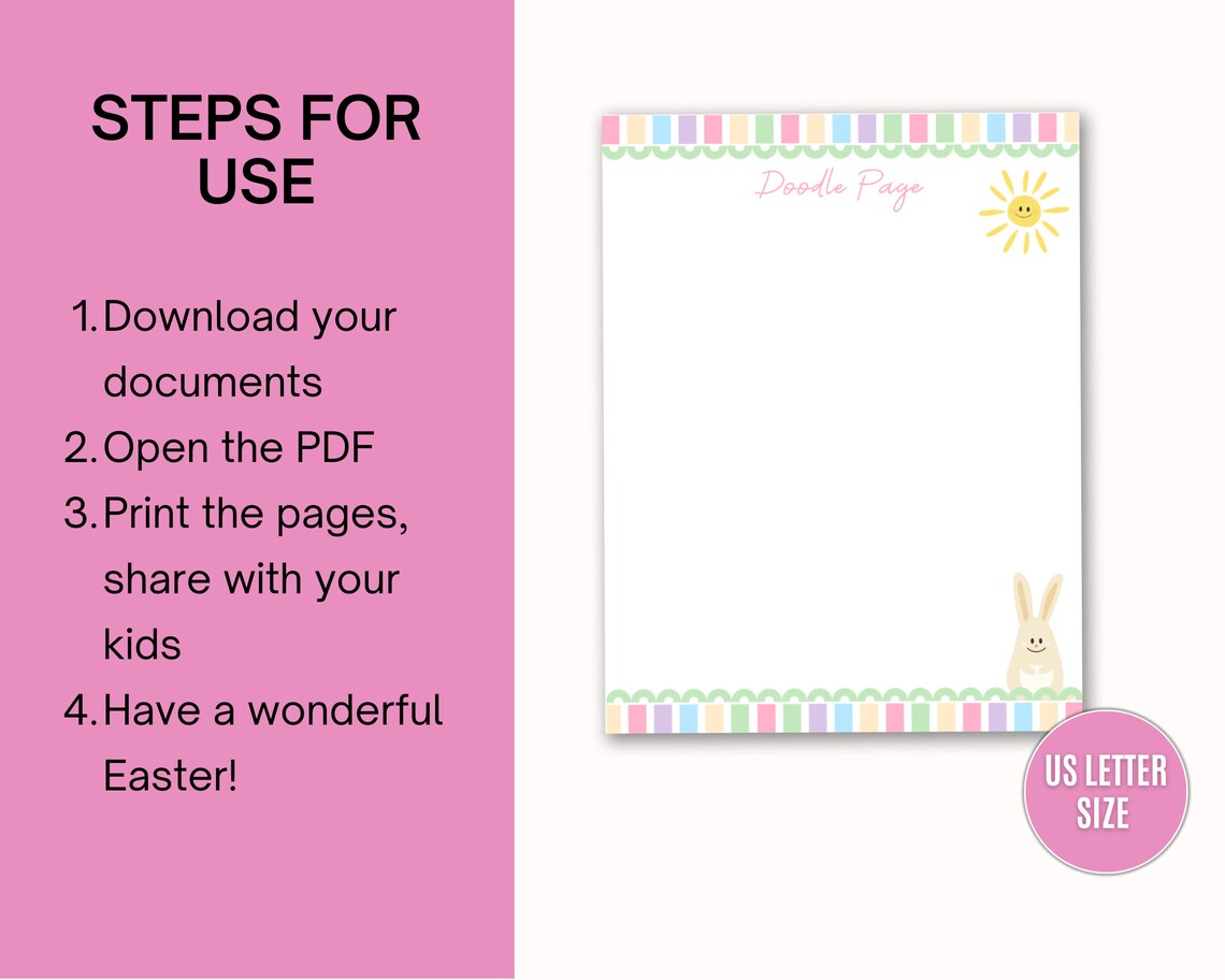 Easter Activities for Kids, Printables Pack, Coloring Pages, Mazes for ...