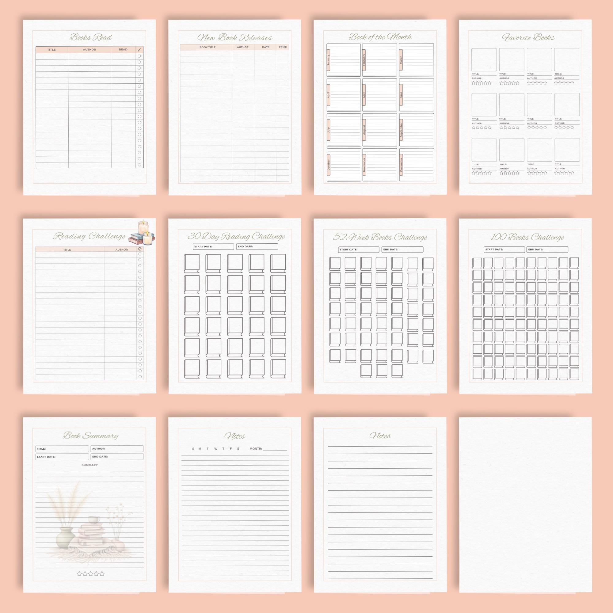 Book Club Start Kit, Printable Planner, Book Club Reviews Discussions ...