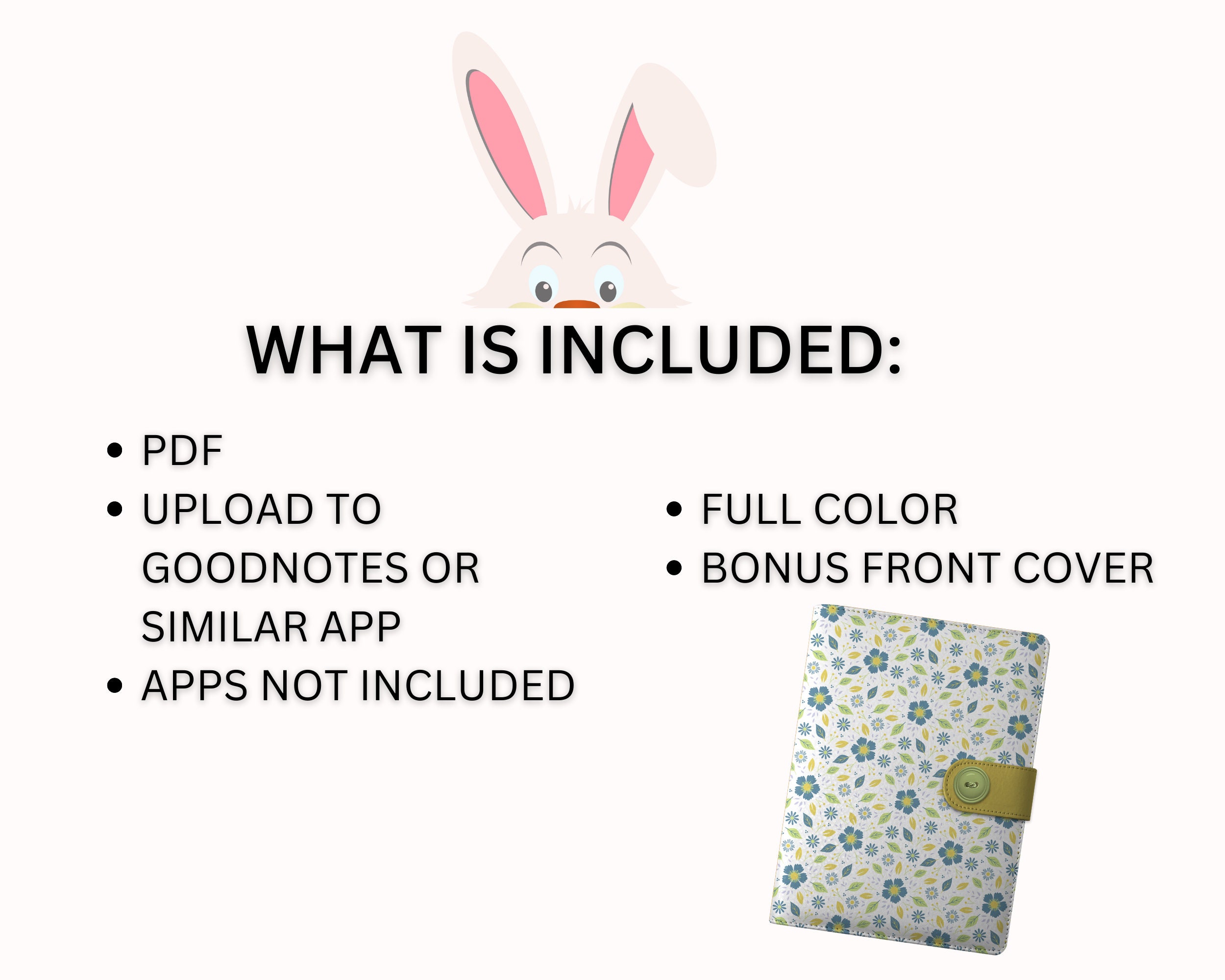 Easter Planner, Digital Spring Planner, Easter Organizer, Bunny, Craft ...