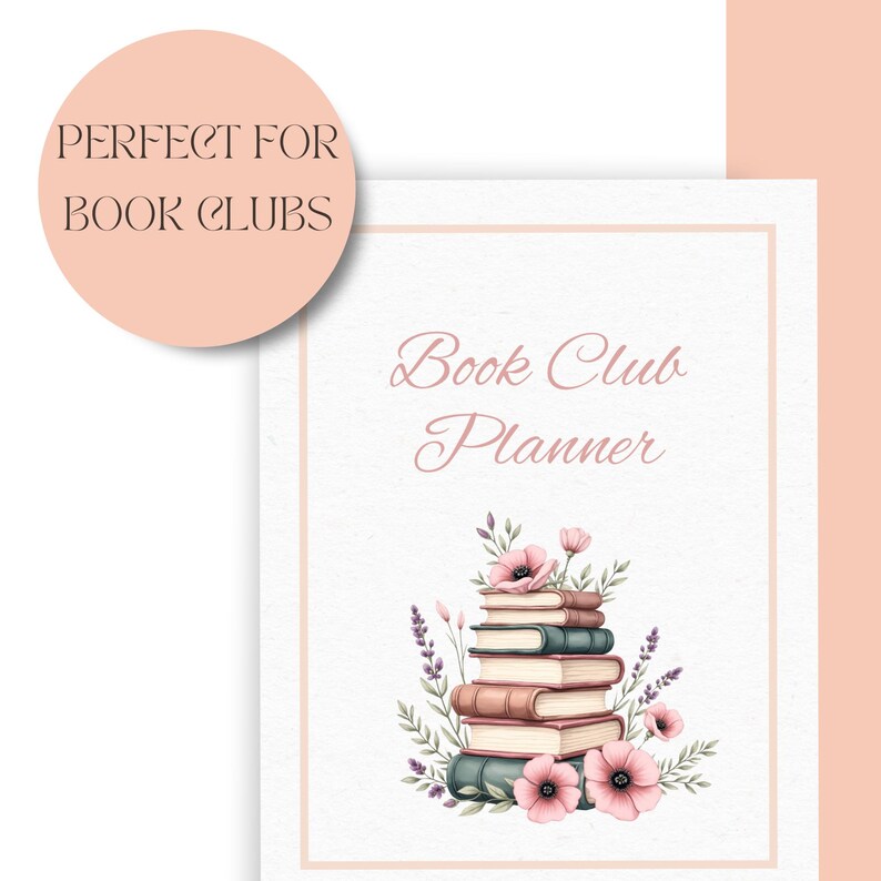 Book Club Start Kit, Printable Planner, Book Club Reviews Discussions ...