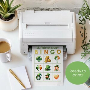 St Patricks Day Preschool Bingo - Fun Learning Game for Kids ...