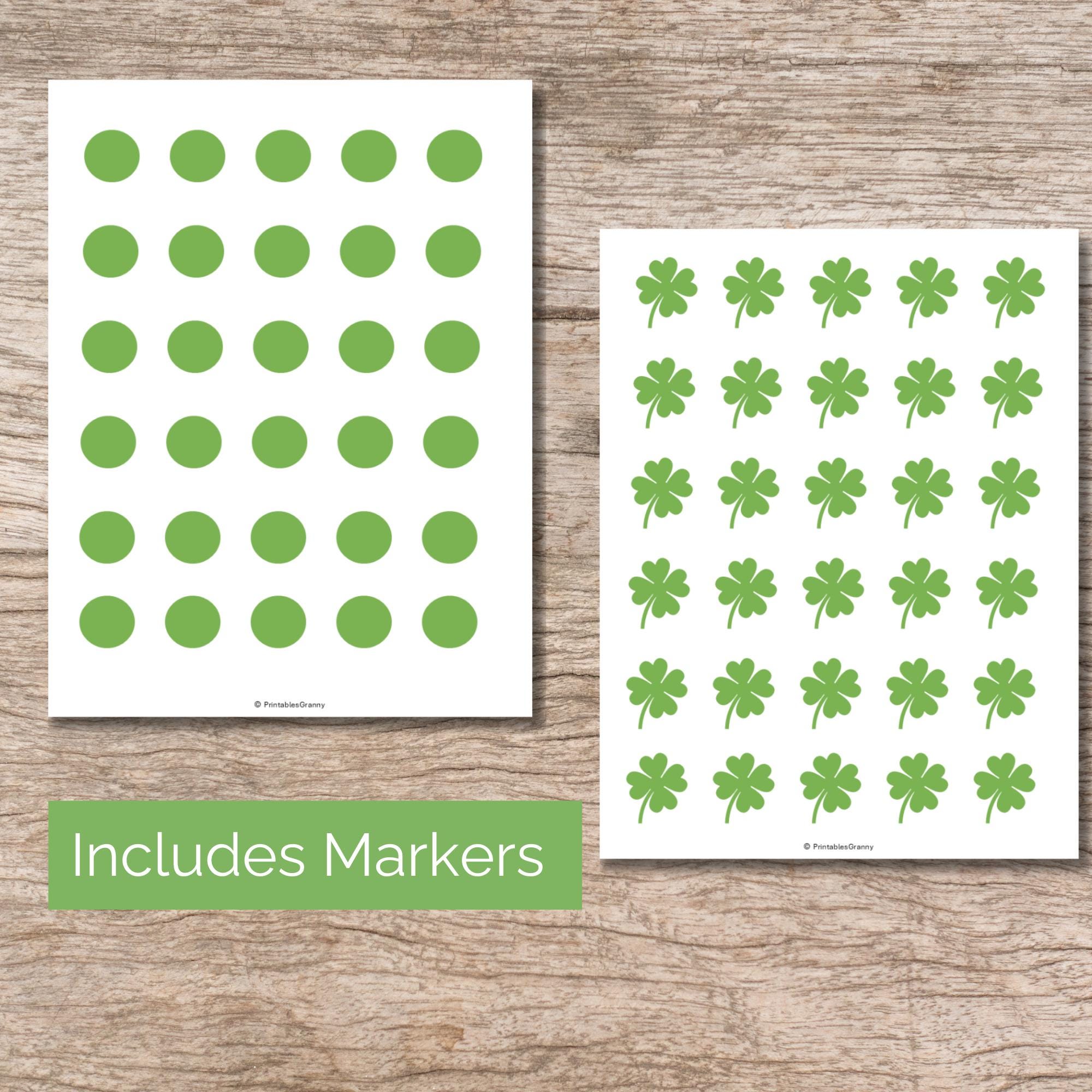 St Patricks Day Preschool Bingo - Fun Learning Game for Kids ...