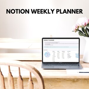 Notion Template, Weekly Planner Dashboard, Business or Personal Use ...
