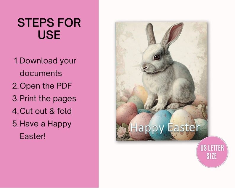 Happy Easter Cards | Printable | Easter Bunny | Celebrate Easter ...