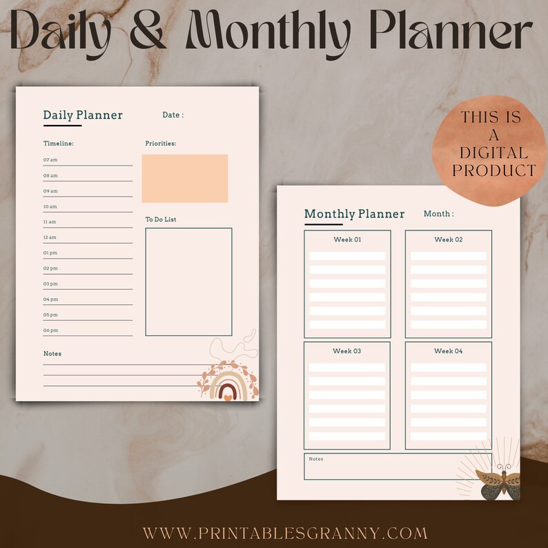 Entrepeneur Business Planner, Small Business Planner, Printable ...