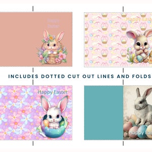 Happy Easter Cards | Printable | Easter Bunny | Celebrate Easter ...