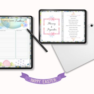 Easter Planner, Digital Spring Planner, Easter Organizer, Bunny, Craft ...