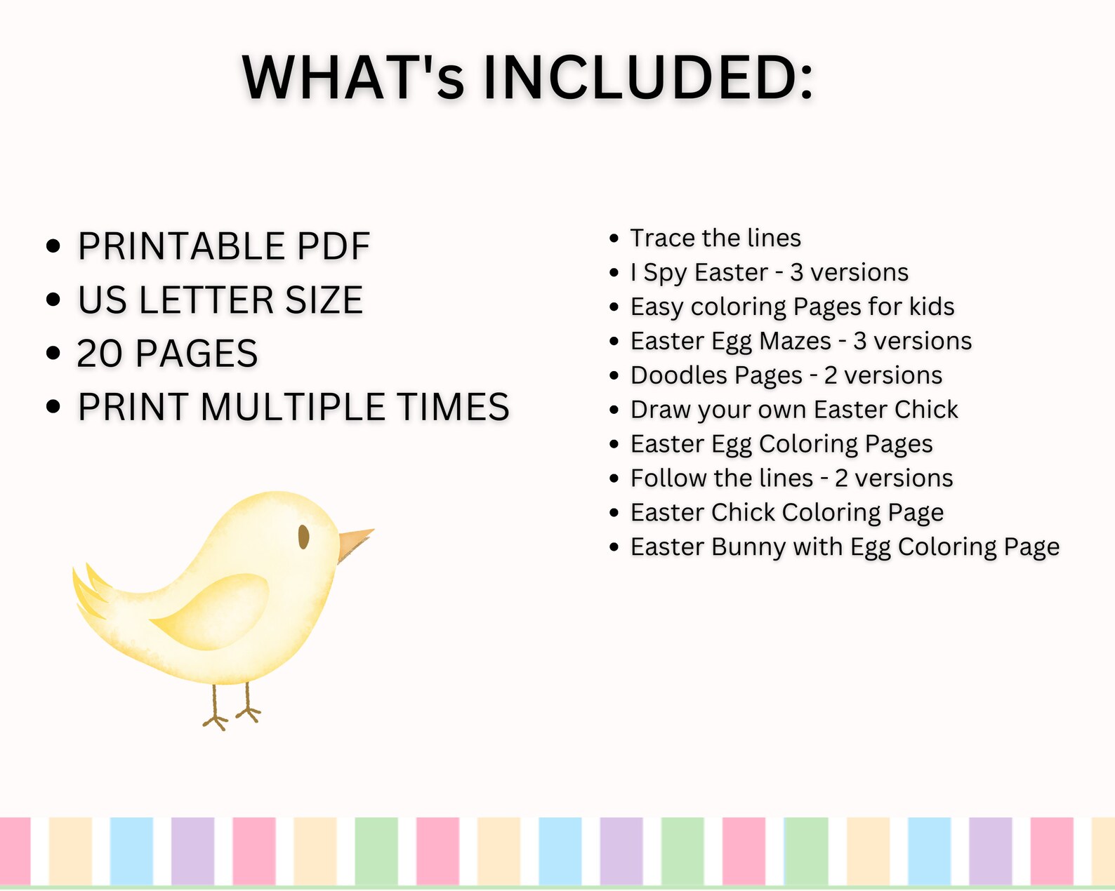 Easter Activities for Kids, Printables Pack, Coloring Pages, Mazes for ...