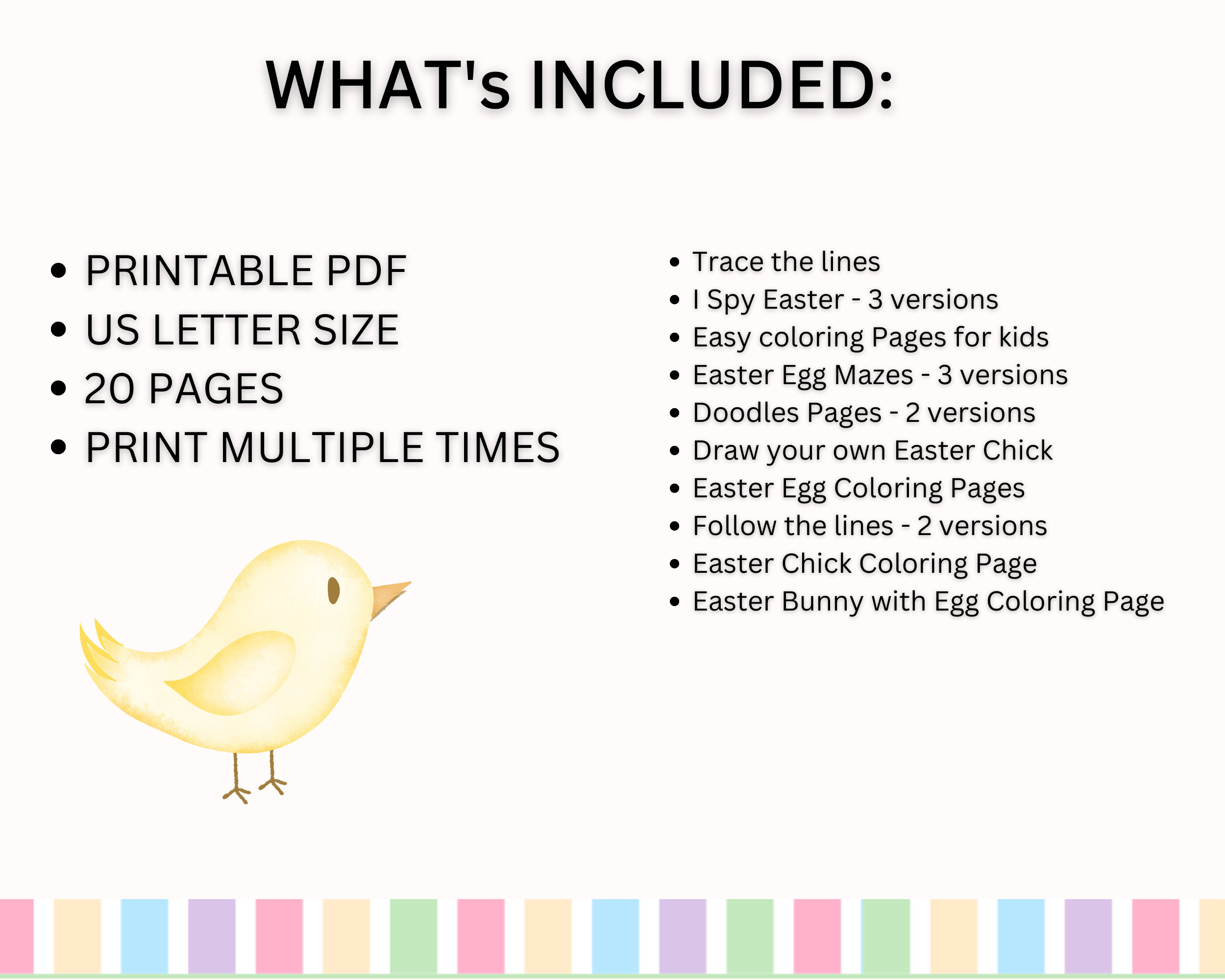 Easter Activities for Kids, Printables Pack, Coloring Pages, Mazes for ...