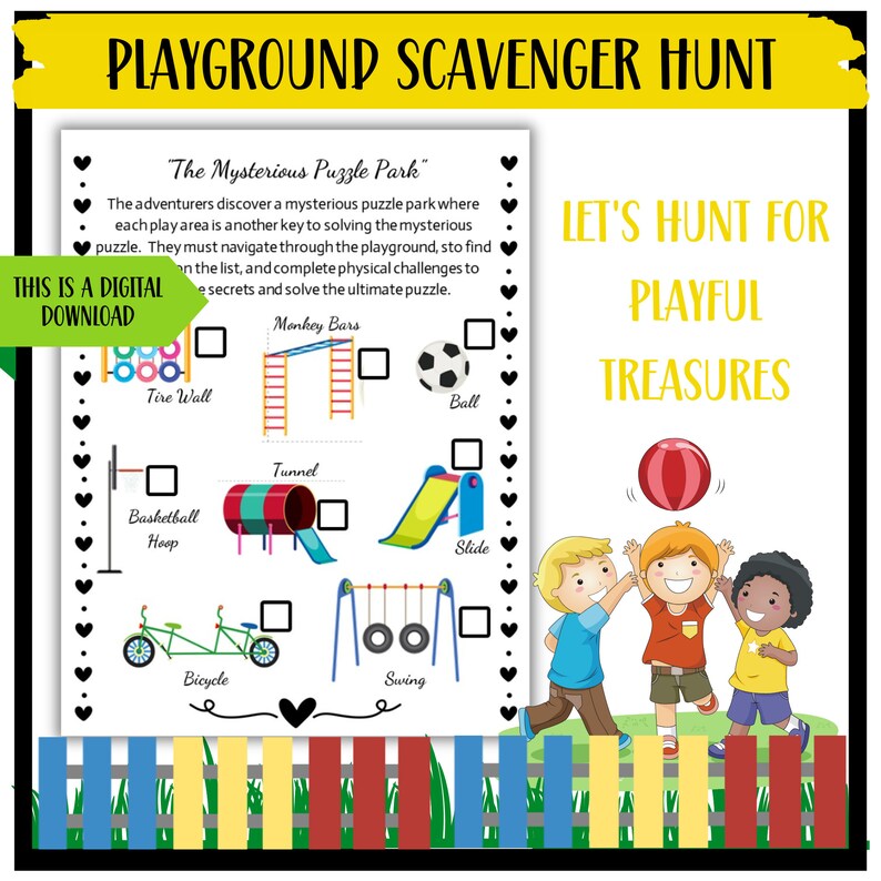 Summer Fun Scavenger Hunt for Kids Bundle, Activities and Games,summer ...