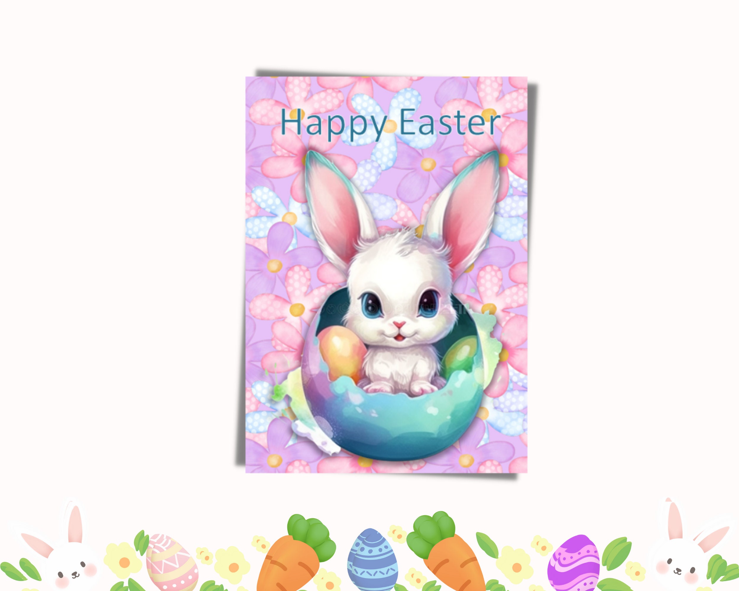 Happy Easter Cards | Printable | Easter Bunny | Celebrate Easter ...