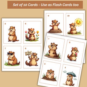 Groundhog Hunt for Kids, Printable Activity, Fun Treasure Hunt, Holiday ...