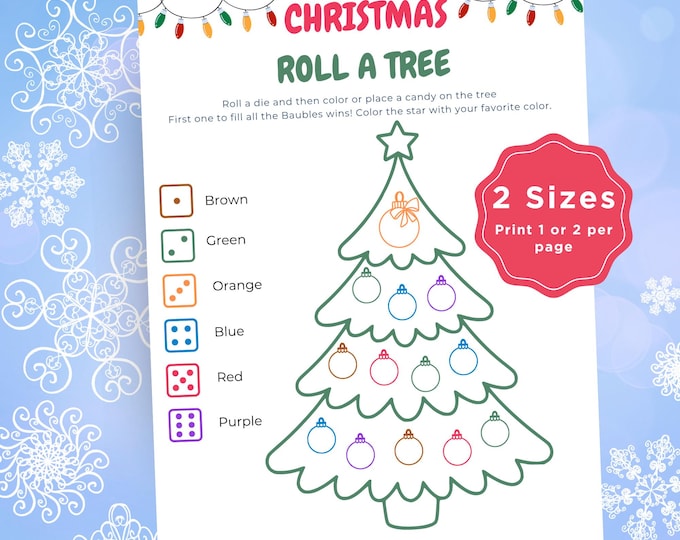 Roll A Christmas Story Game Printable, Roll A Christmas Story Dice Game ...