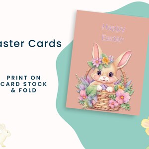 Happy Easter Cards | Printable | Easter Bunny | Celebrate Easter ...