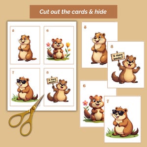 Groundhog Hunt for Kids, Printable Activity, Fun Treasure Hunt, Holiday ...