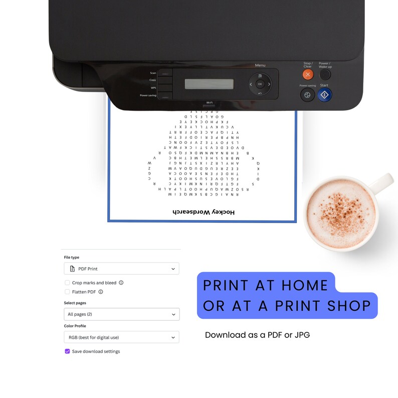 Hockey Wordsearch Game, Hockey Printable Game, Sports Wordsearch, Kids ...