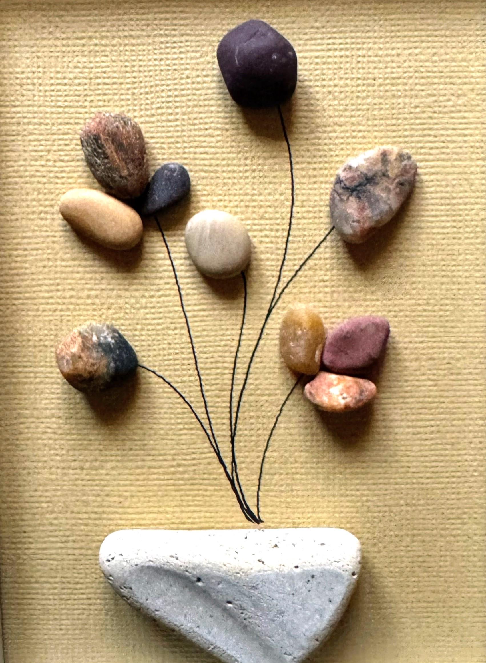 Lake Superior Framed Rock Art Picture, Original Art, Pebble Art Gift ...