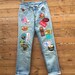 Vintage Levi's 501 Jeans Upcycled Levi's Button Fly Vintage Patched ...