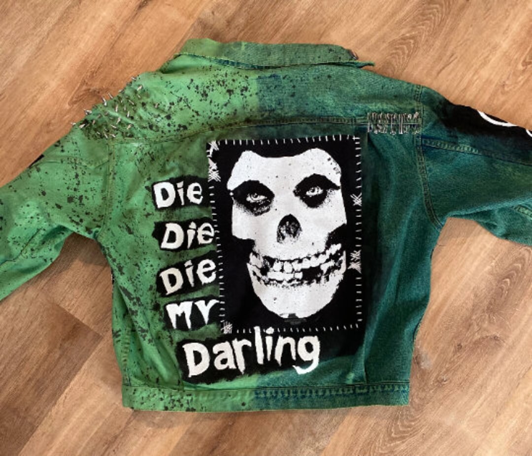 Custom Hand Painted Jackets | Misfits | Punk Rock | Any Size | Men's ...