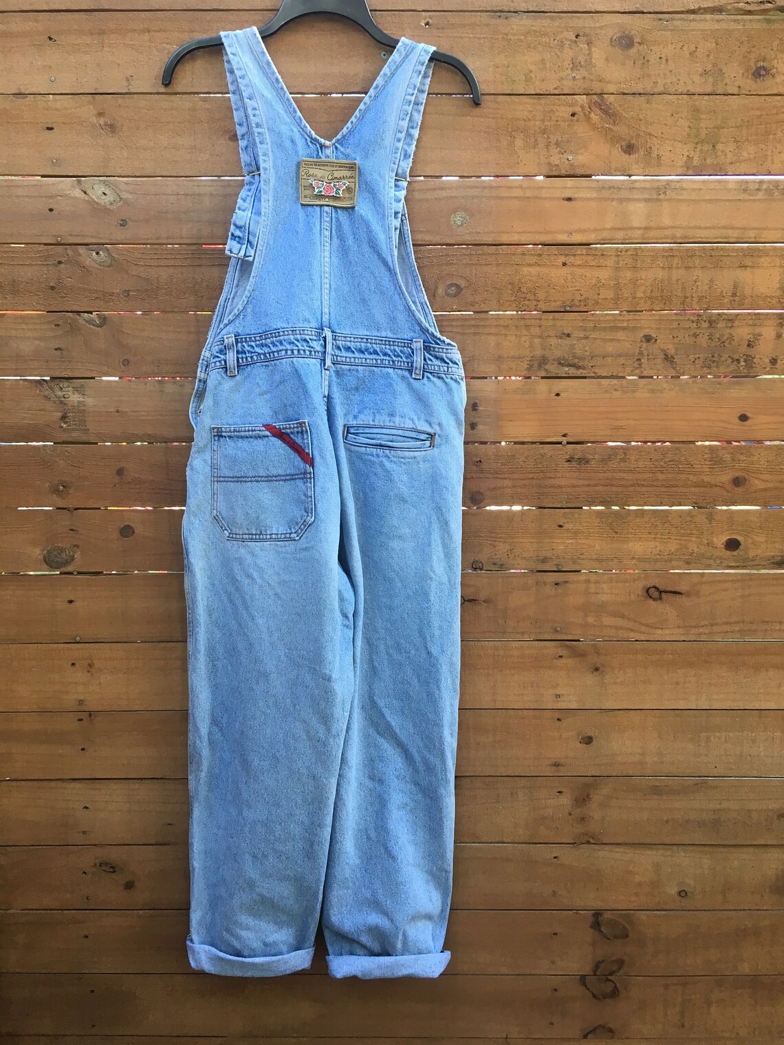 Vintage Overalls Patched Bib Overalls Reworked Custom - Etsy
