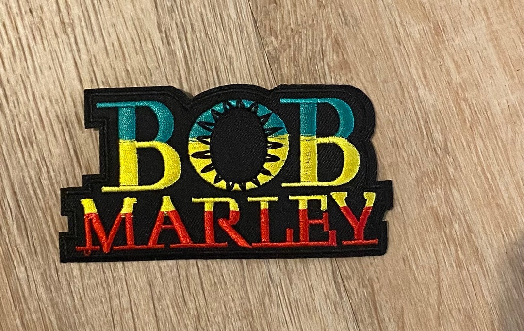Bob Marley One Love Peace Love Weed Pot Leaf Iron on Patches - Etsy
