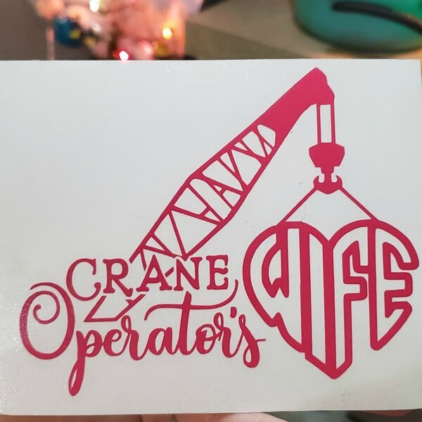 Crane Wall Decal - Etsy