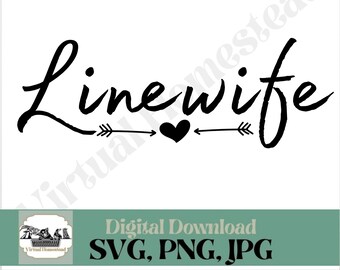 Linewife SVG DXF PNG - Etsy