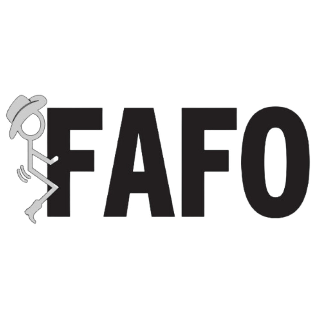 FAFO Cowboy Stickman Car Decal - Etsy