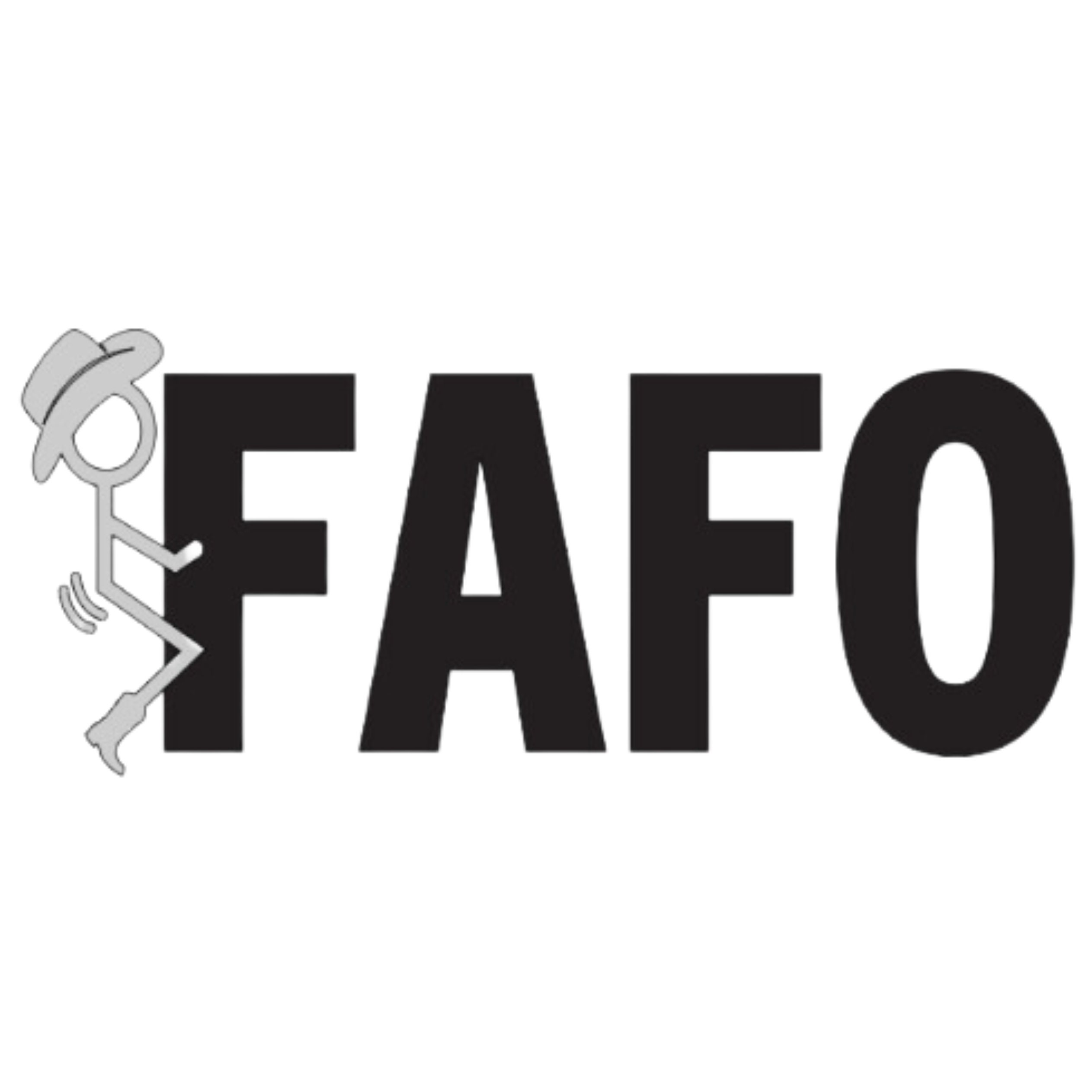 FAFO Cowboy Stickman Car Decal - Etsy