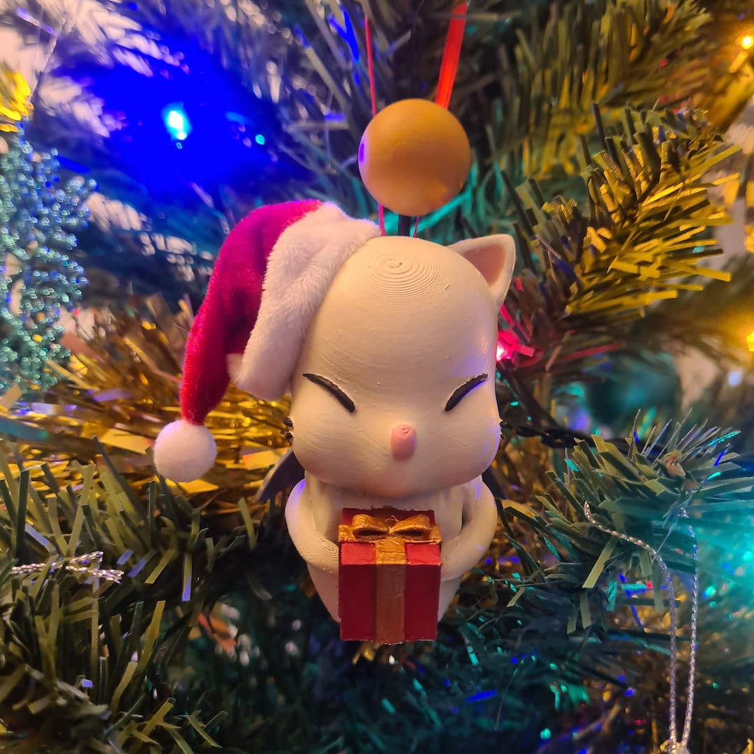Moogle Final Fantasy XIV Ffxiv Inspired Moogle Christmas - Etsy