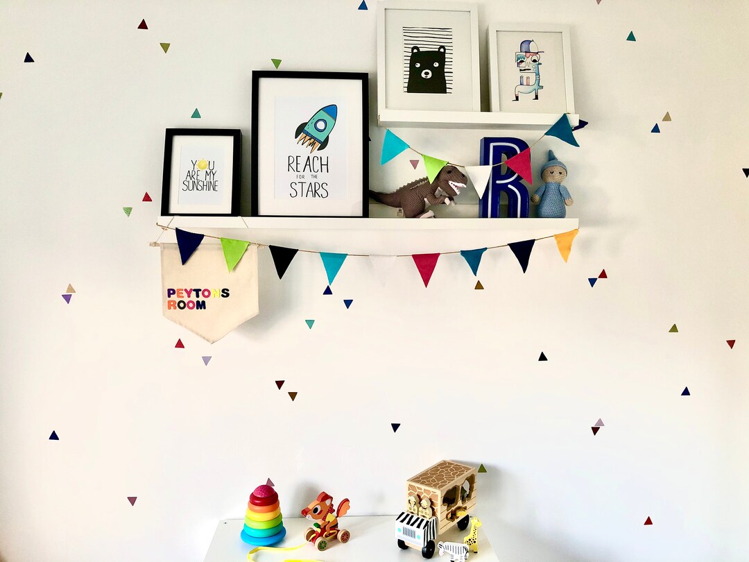 Personalised Kids Room Sign Flag Banner Hanging Wall Decor - Etsy