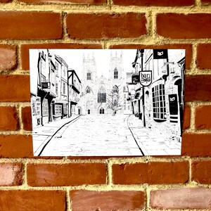 York City Original Illustrated Wall Map Hand Drawn Art Print York Wall ...