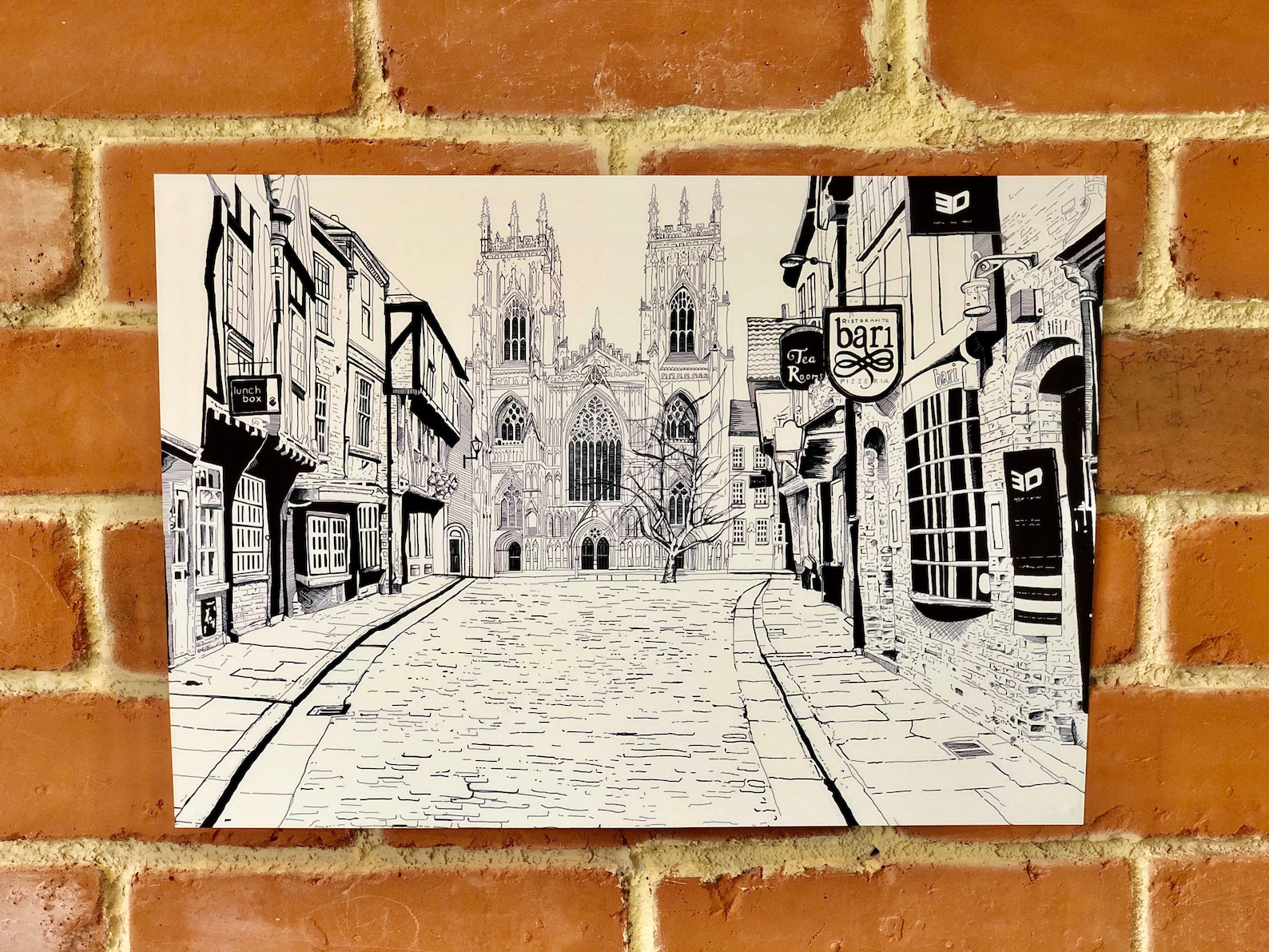 York City Original Illustrated Wall Map Hand Drawn Art Print | Etsy UK