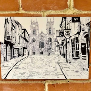 York City Original Illustrated Wall Map Hand Drawn Art Print York Wall ...