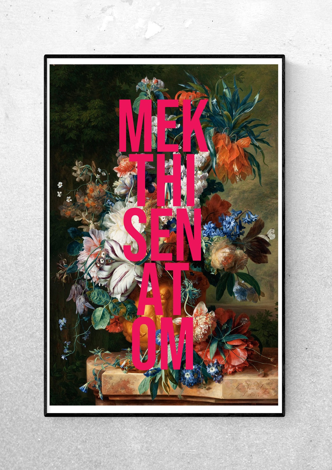 Mek Thi Sen at Om Floral Print: Yorkshire Saying Art - Etsy