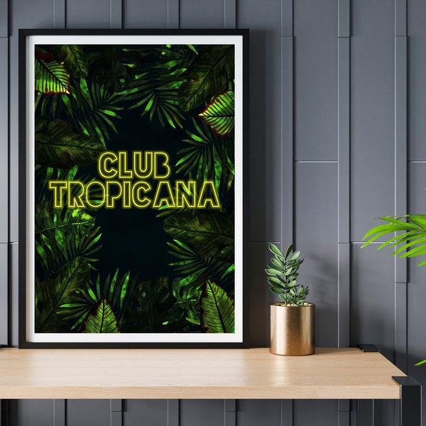Tropicana Wall Art - Etsy