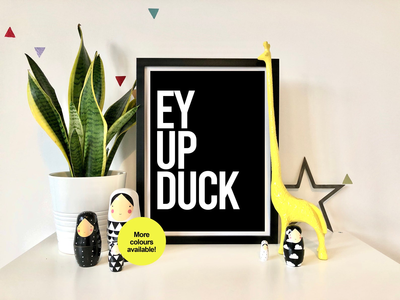 Ey up Duck Print Funny Print Ey up Duck Wall Art Ey up Duck | Etsy