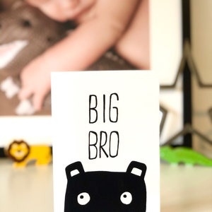 Big Bro Card New Big Brother Card for Big Brother Card for New - Etsy