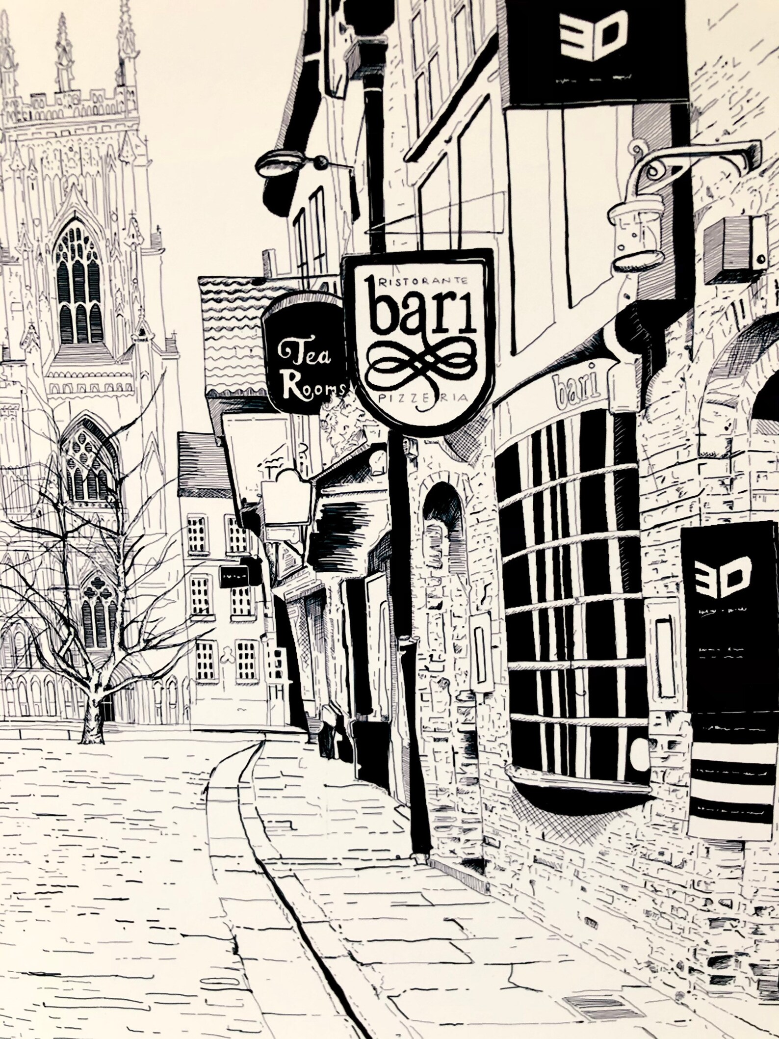 York City Original Illustrated Wall Map Hand Drawn Art Print | Etsy UK